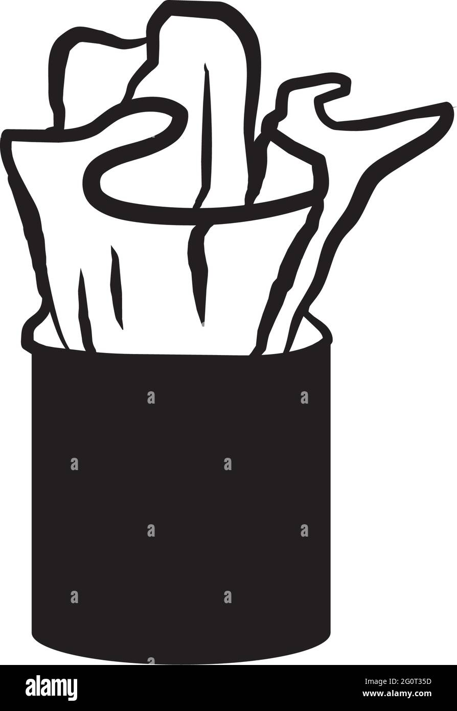 Facial tissues Stock Vector Images - Alamy