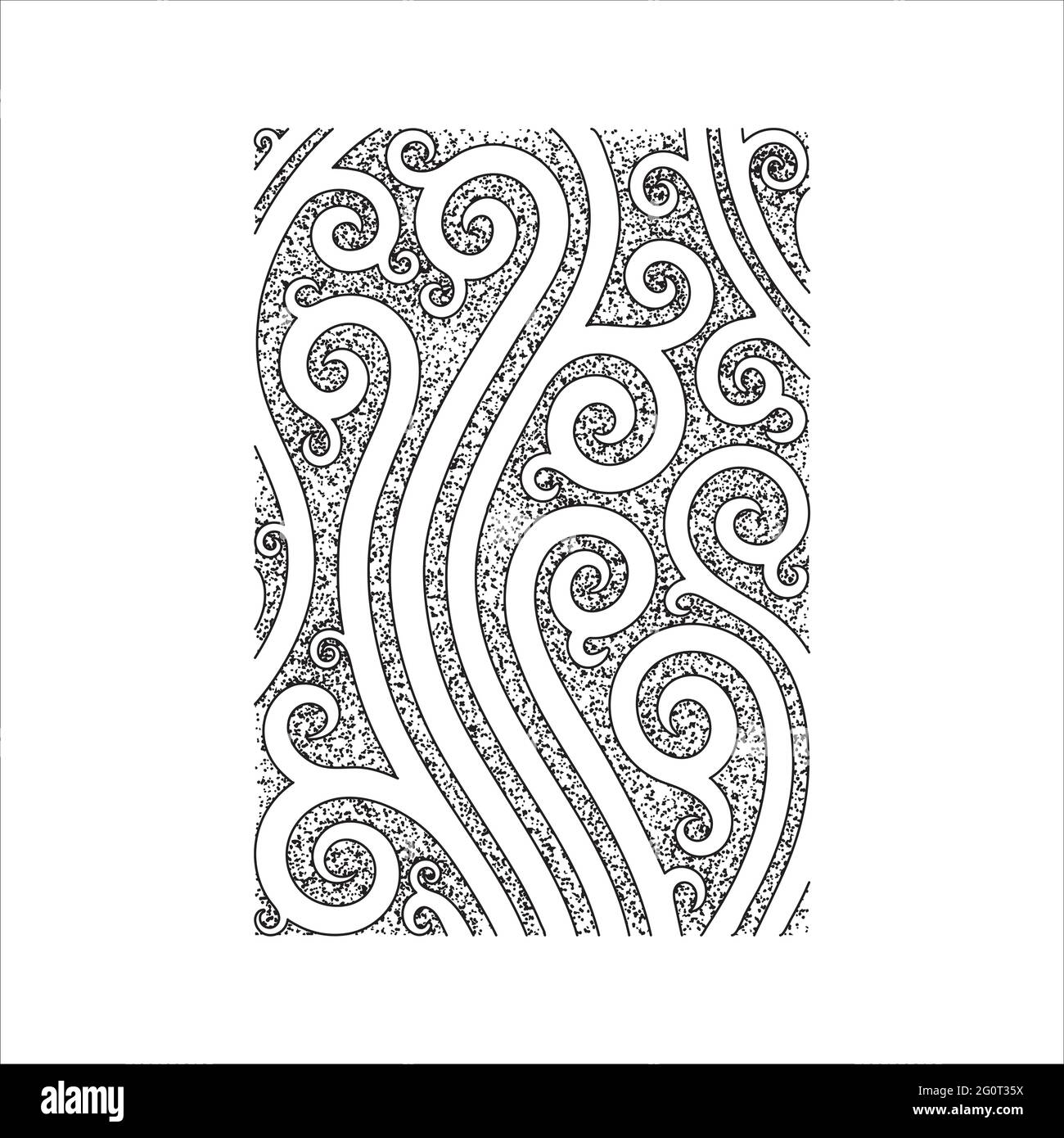 Vine abstract hand drawn background. Vintage engraving style floral ...