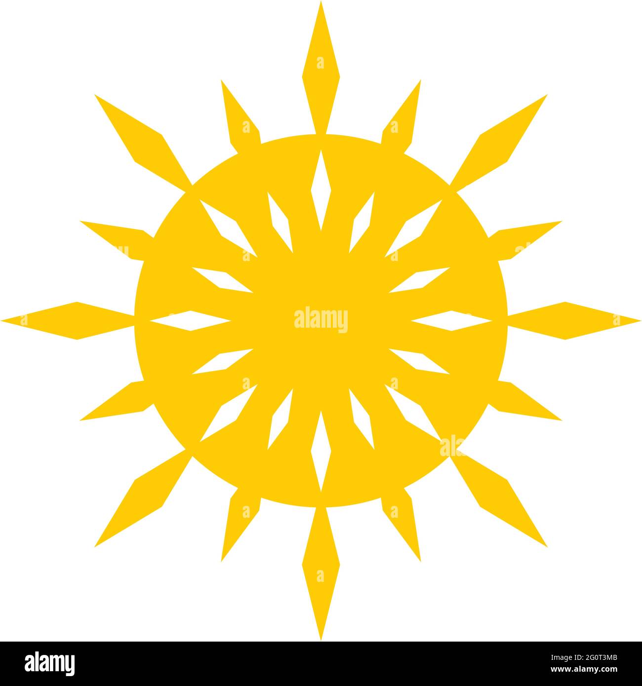 Yellow sun logo design vector template Stock Vector Image & Art - Alamy