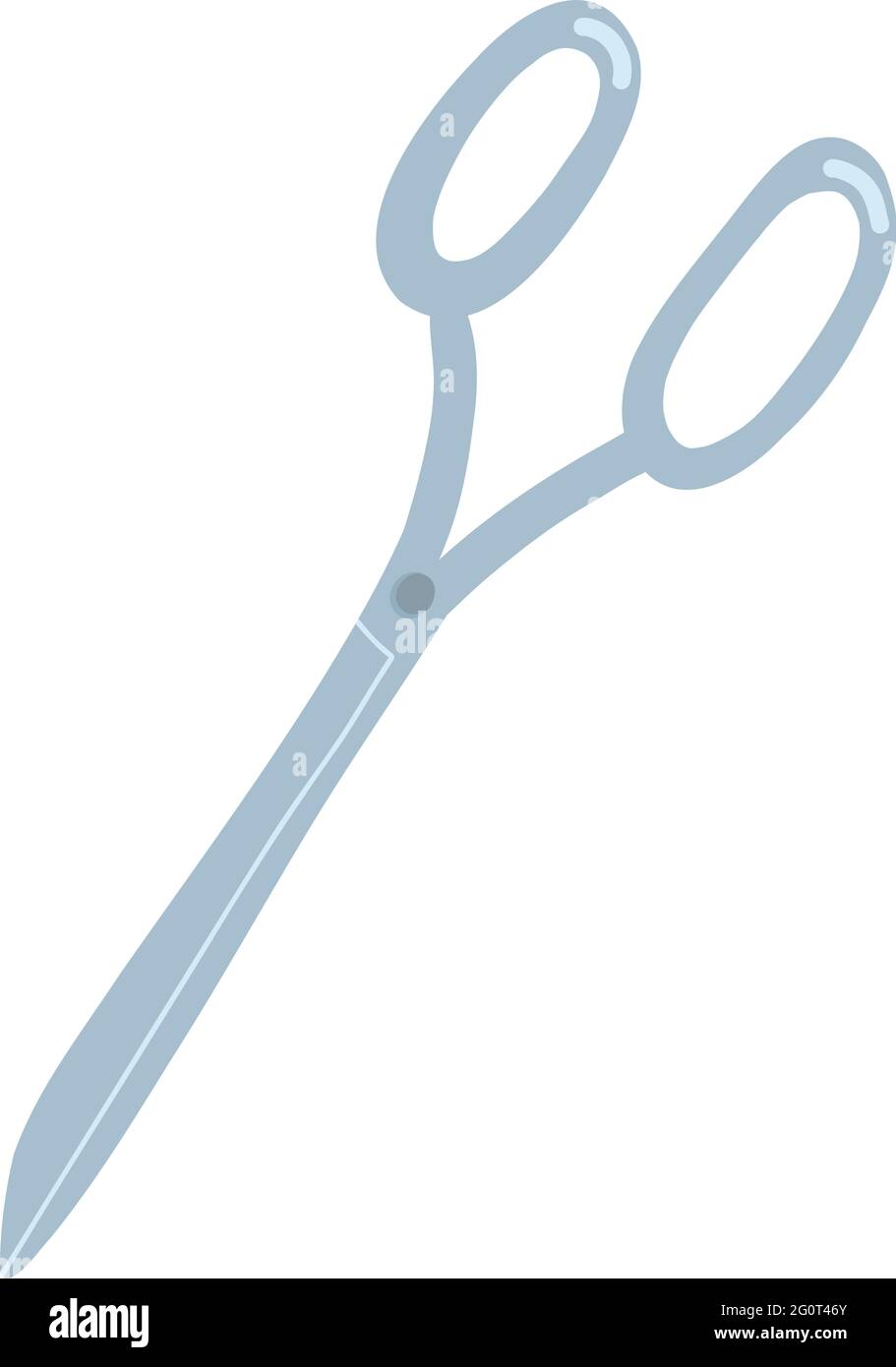 Yarn scissors and threads colorful flat vector illustration. Needlework ...