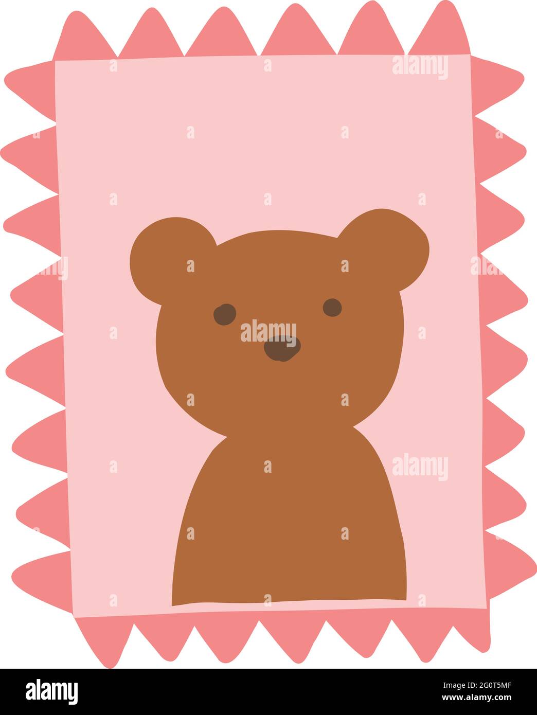 Collection envelope with mail, postmark and postcard vector flat ...