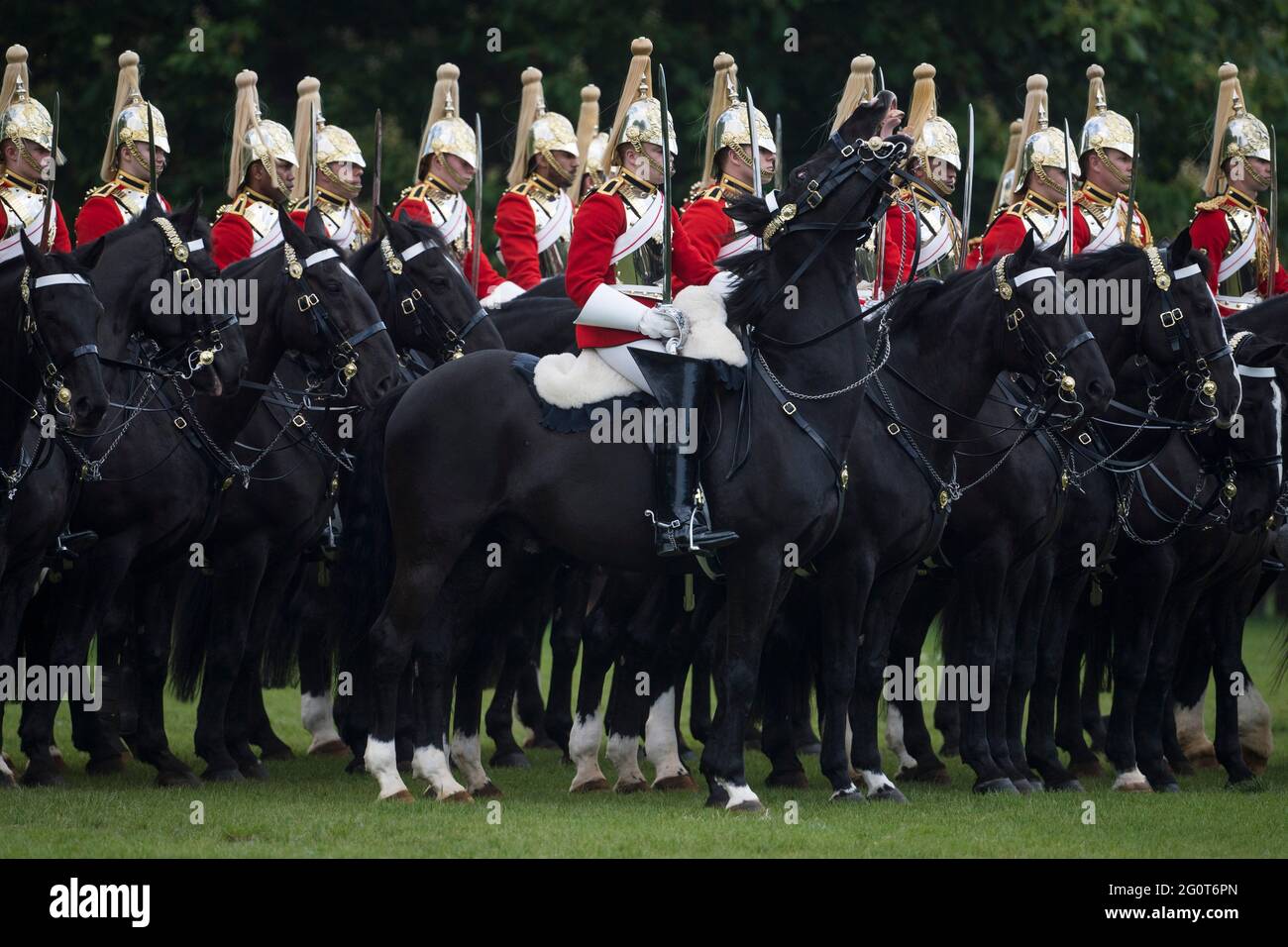 Members of the Household Cavalry during the Major General's annual ...