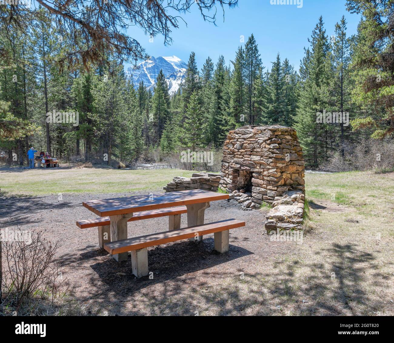 Banff National Park, Alberta, Canada – May 30, 2021: View of Corral ...