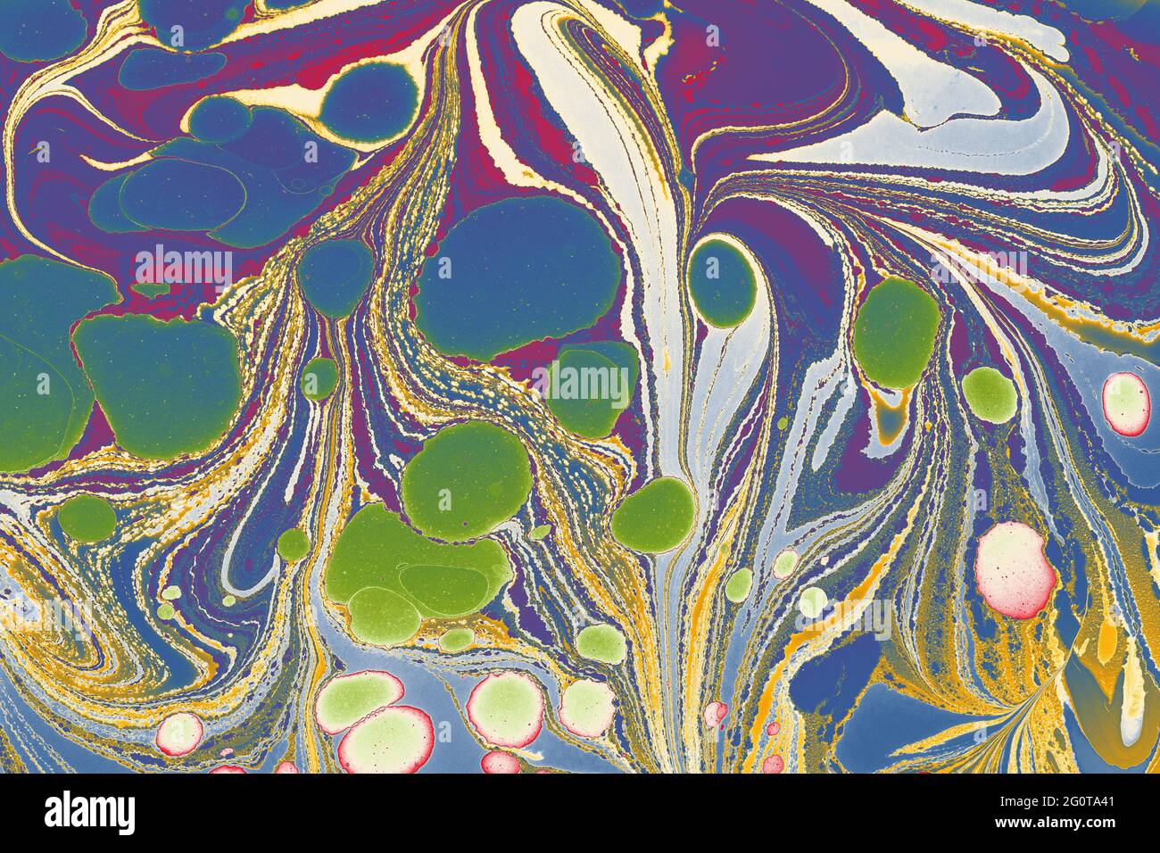 Abstract marbling art pattern background with mixed colors Stock Photo ...