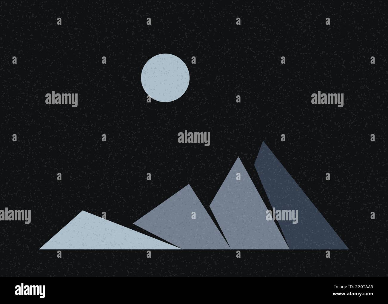 Abstract mountainscape Stock Vector Images - Alamy
