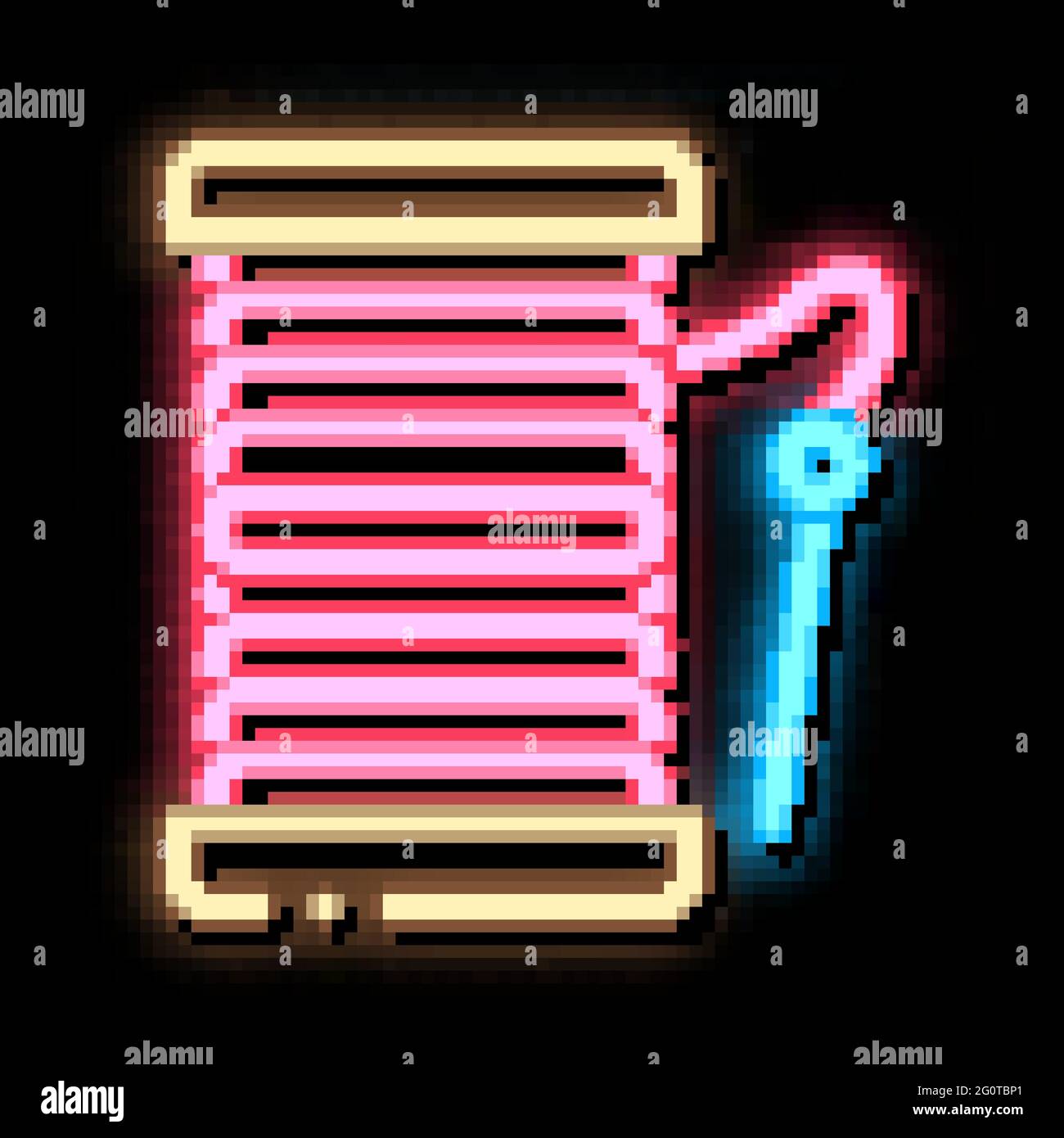 Glowing needle Stock Vector Images - Alamy