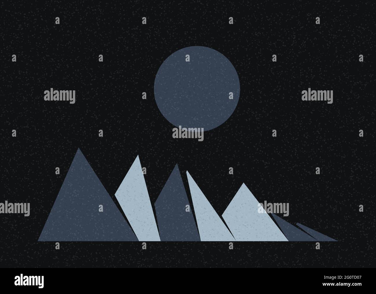 Abstract mountainscape Stock Vector Images - Alamy