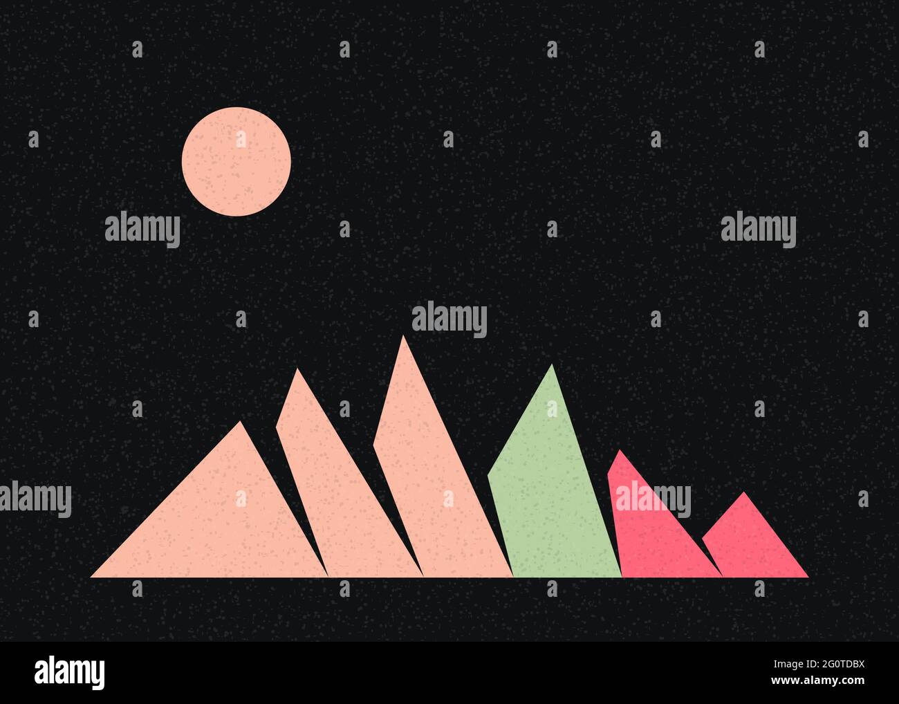 Abstract mountainscape Stock Vector Images - Alamy