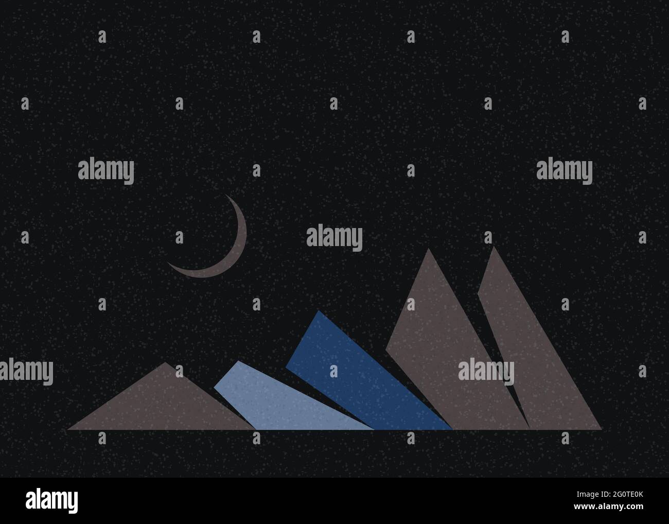 Abstract mountainscape Stock Vector Images - Alamy