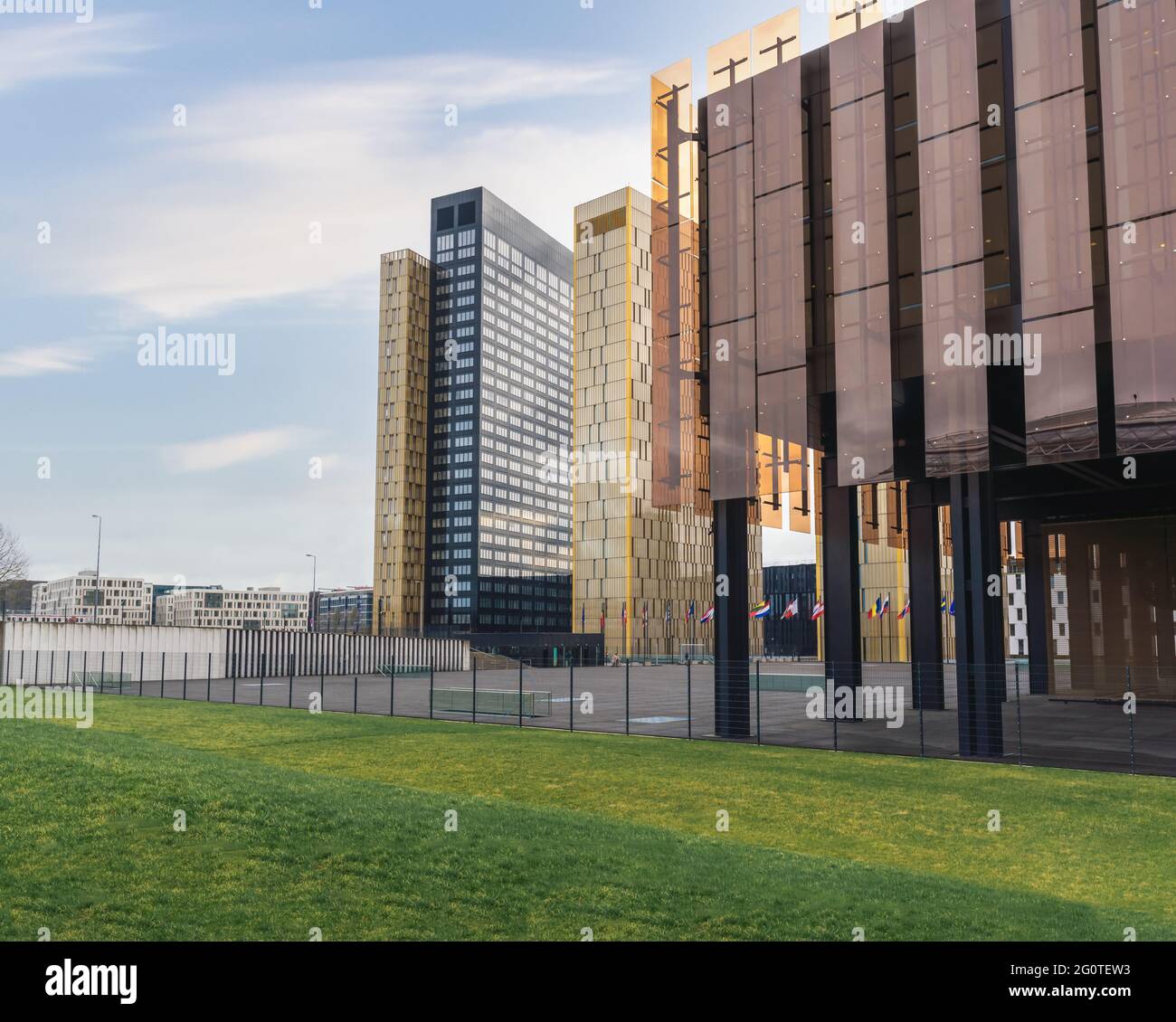 Luxembourg City, Luxembourg - Feb 3, 2020: Court of Justice of the ...