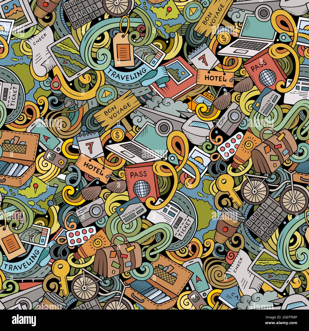 Journey objects Stock Vector Images - Alamy