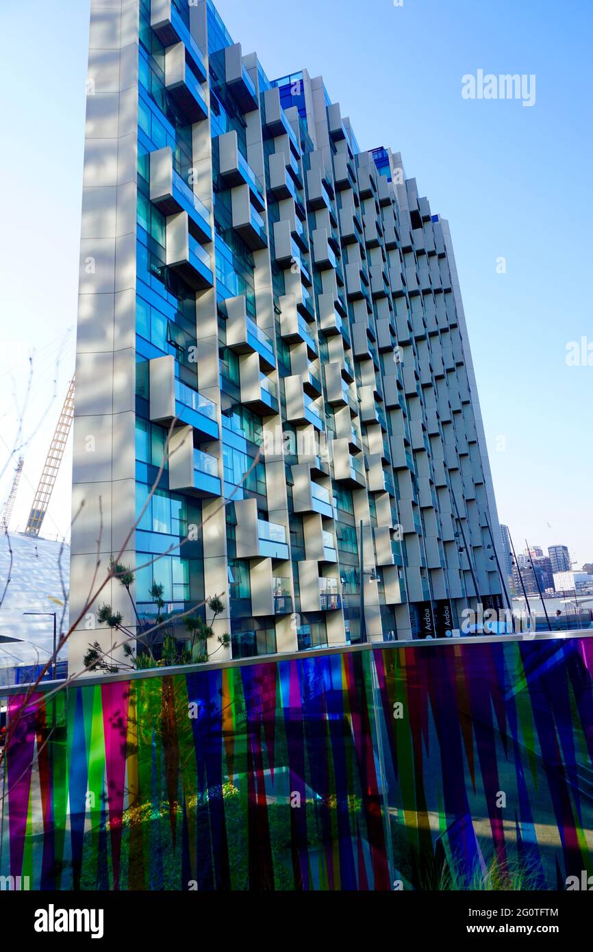 High rise building in the entertainment district on the Greenwich ...