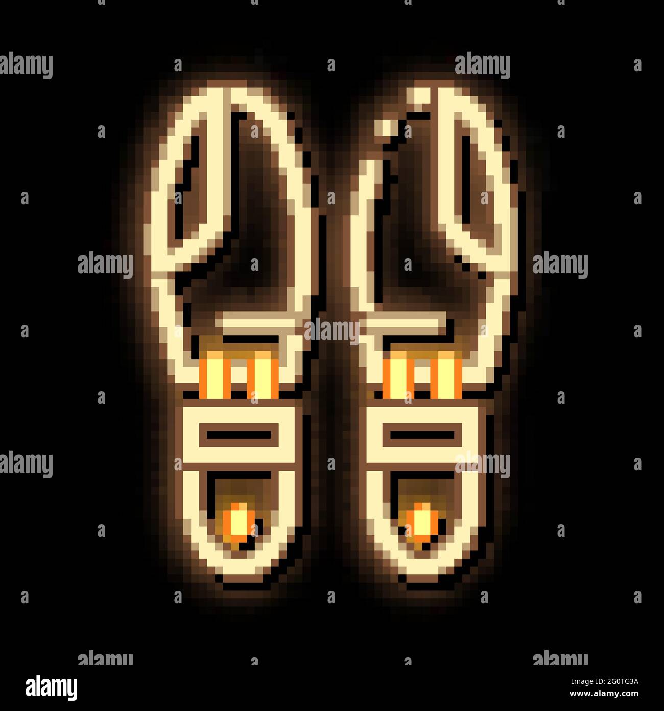 Shoe Sole Detail neon glow icon illustration Stock Vector Image & Art ...