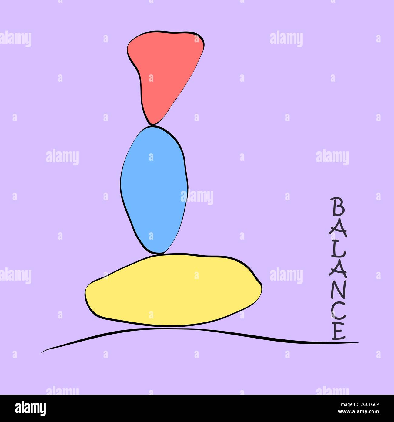 Spa hot stones white background Stock Vector Images - Alamy