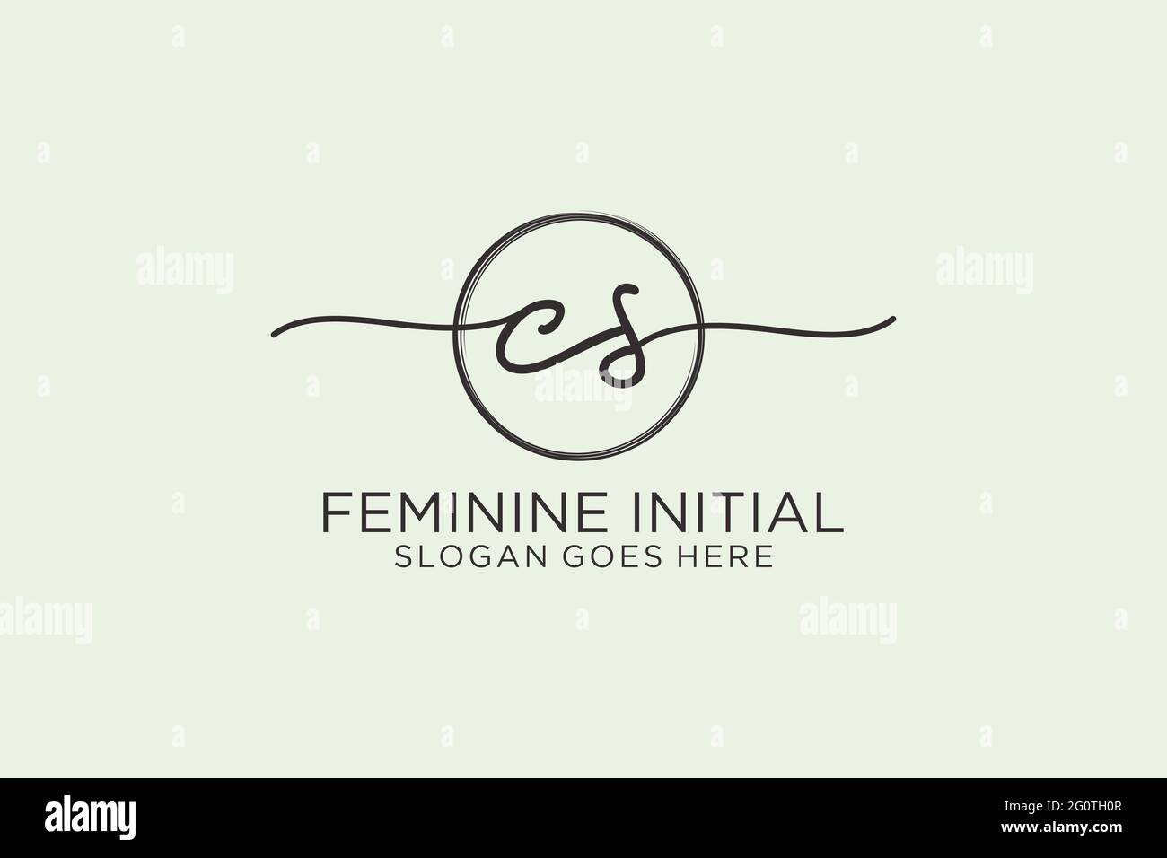 Initials cs logo hi-res stock photography and images - Alamy