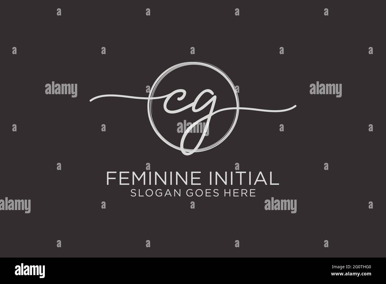 Cg logo handwriting hi-res stock photography and images - Alamy