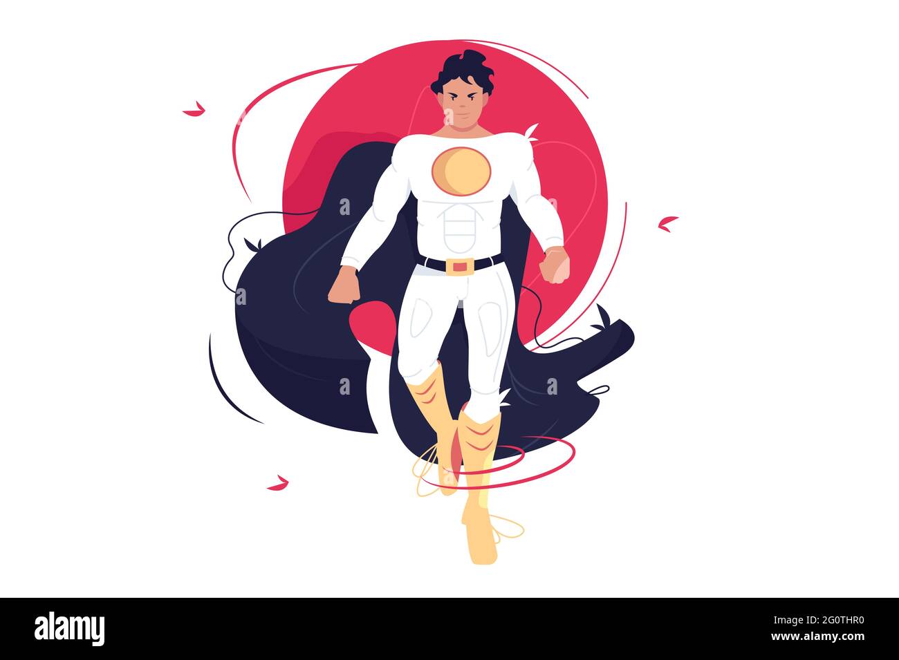 Super hero vector Stock Vector Images - Alamy