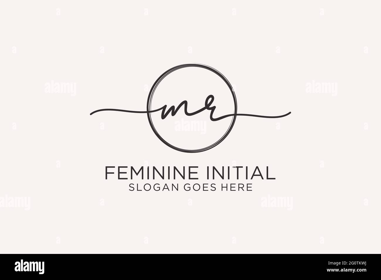 Mr initials logo High Resolution Stock Photography and Images - Alamy