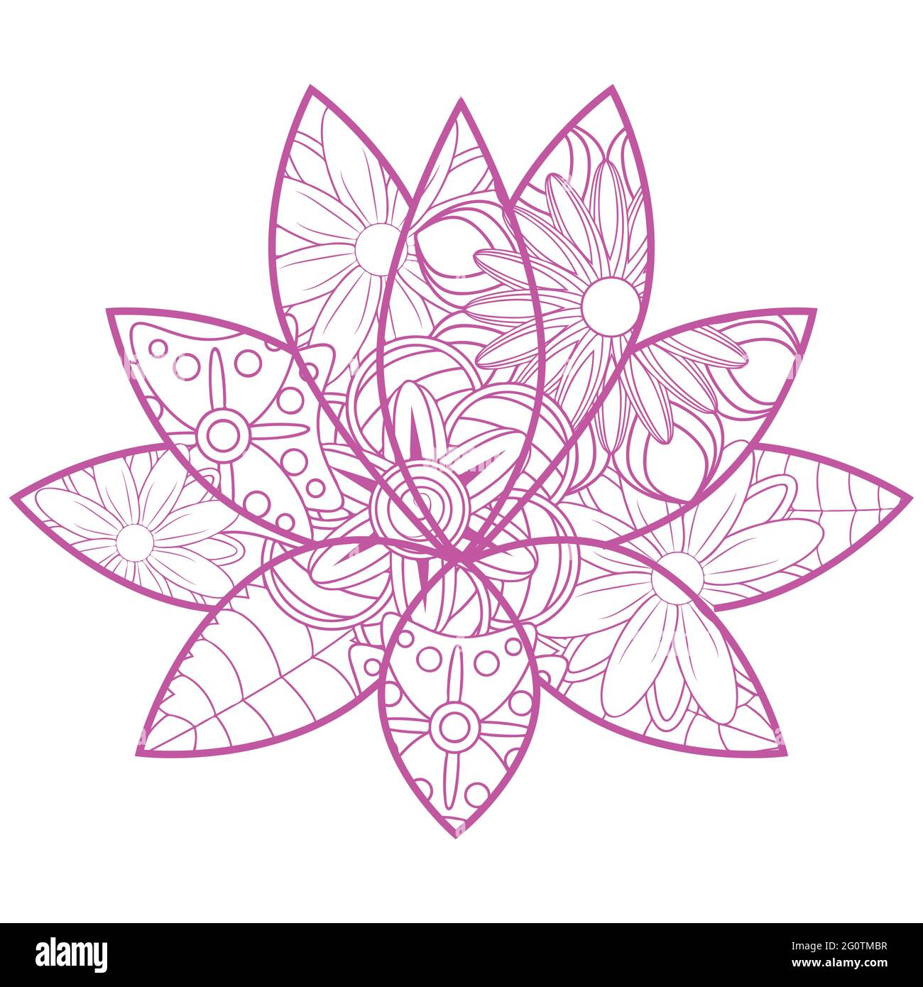 Zentangle Lotus Flower Andriichang.art Lotus Zentangle . . . #lotus