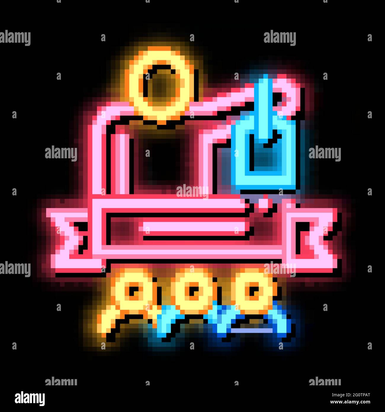 Human Ribbon neon glow icon illustration Stock Vector Image & Art - Alamy