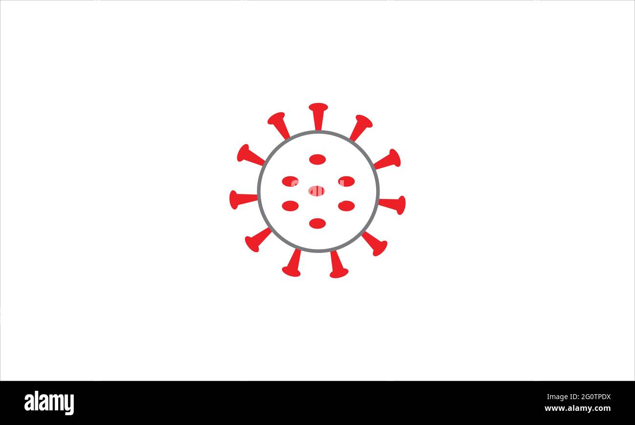 Vector illustration of coronavirus COVID-19 icon logo design vector ...