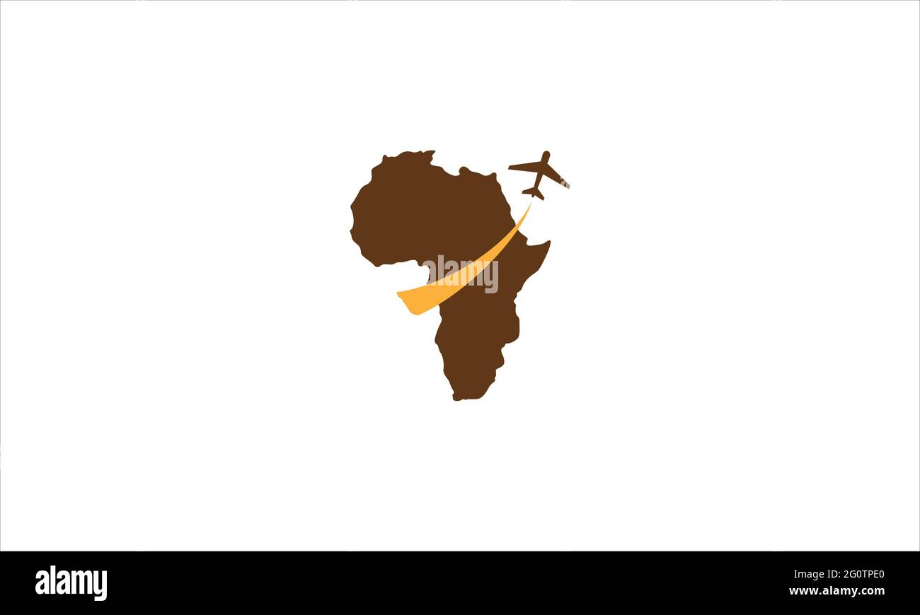 plan with country map icon logo design vector template Stock Vector ...