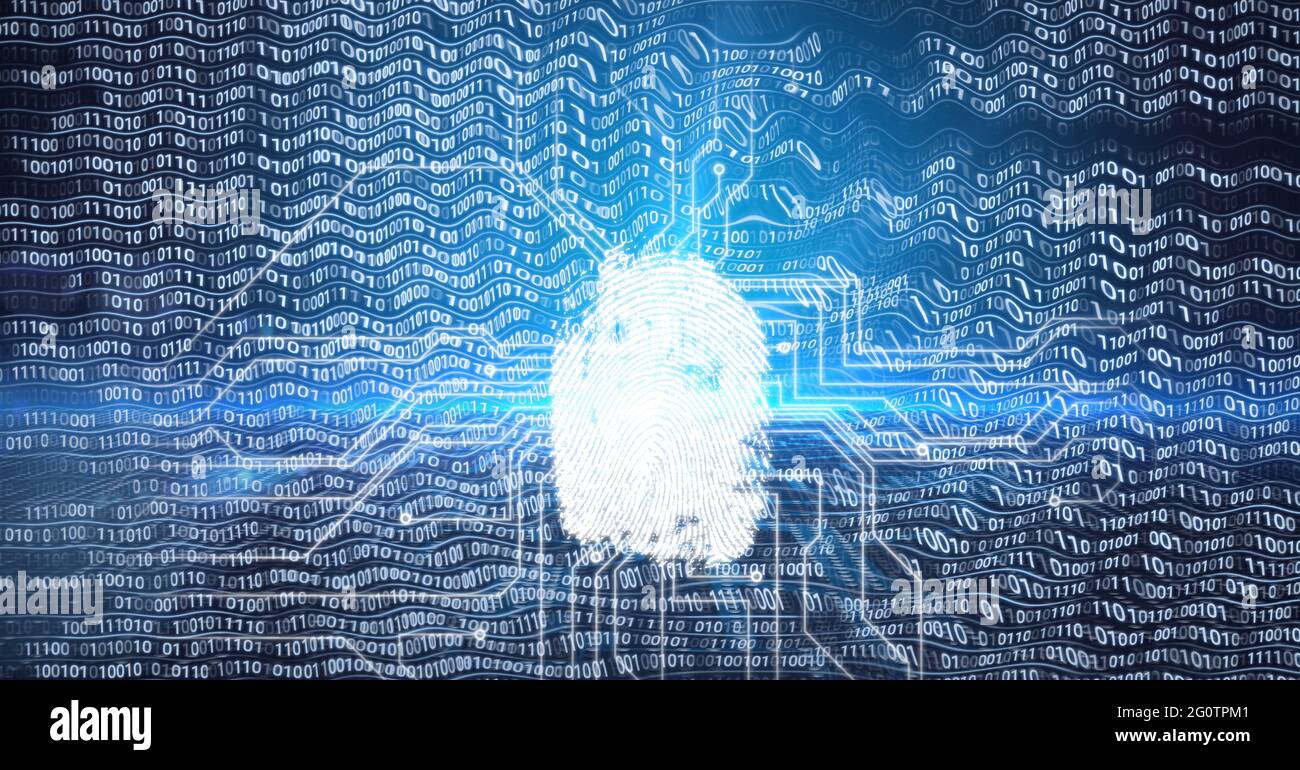 Animation padlock binary data processing hi-res stock photography and images - Alamy