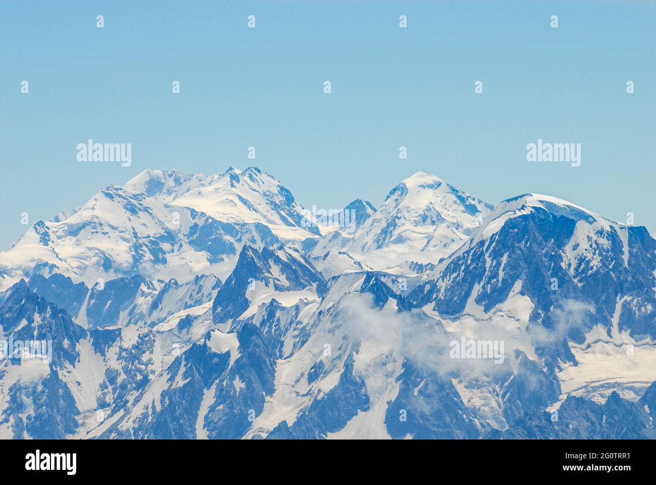 The Greater Caucasus Range. View from the Slope of Mt. Elbrus Stock ...