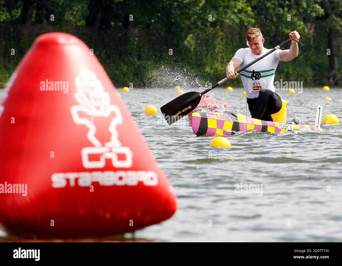 Duisburg, Germany. 03rd June, 2021. Canoe: German championship, canoe ...