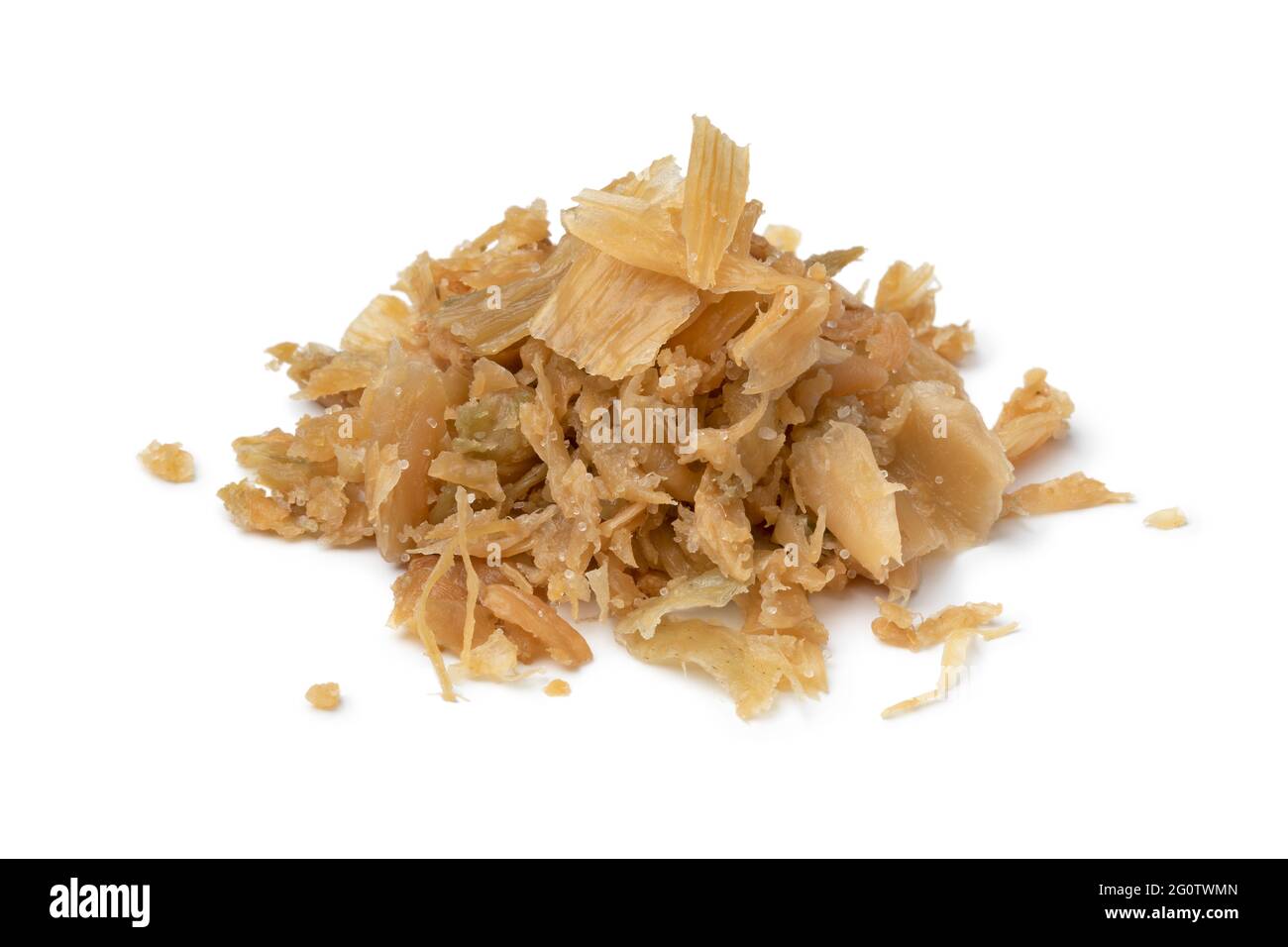 Heap of traditional Chinese fermented cabbage, tung choi, isolated on ...