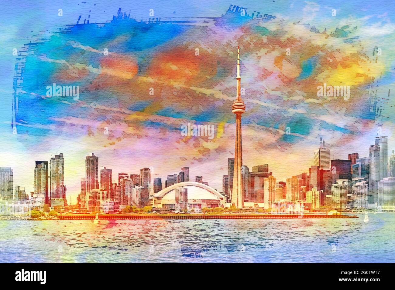 Toronto skyline daytime hi-res stock photography and images - Alamy