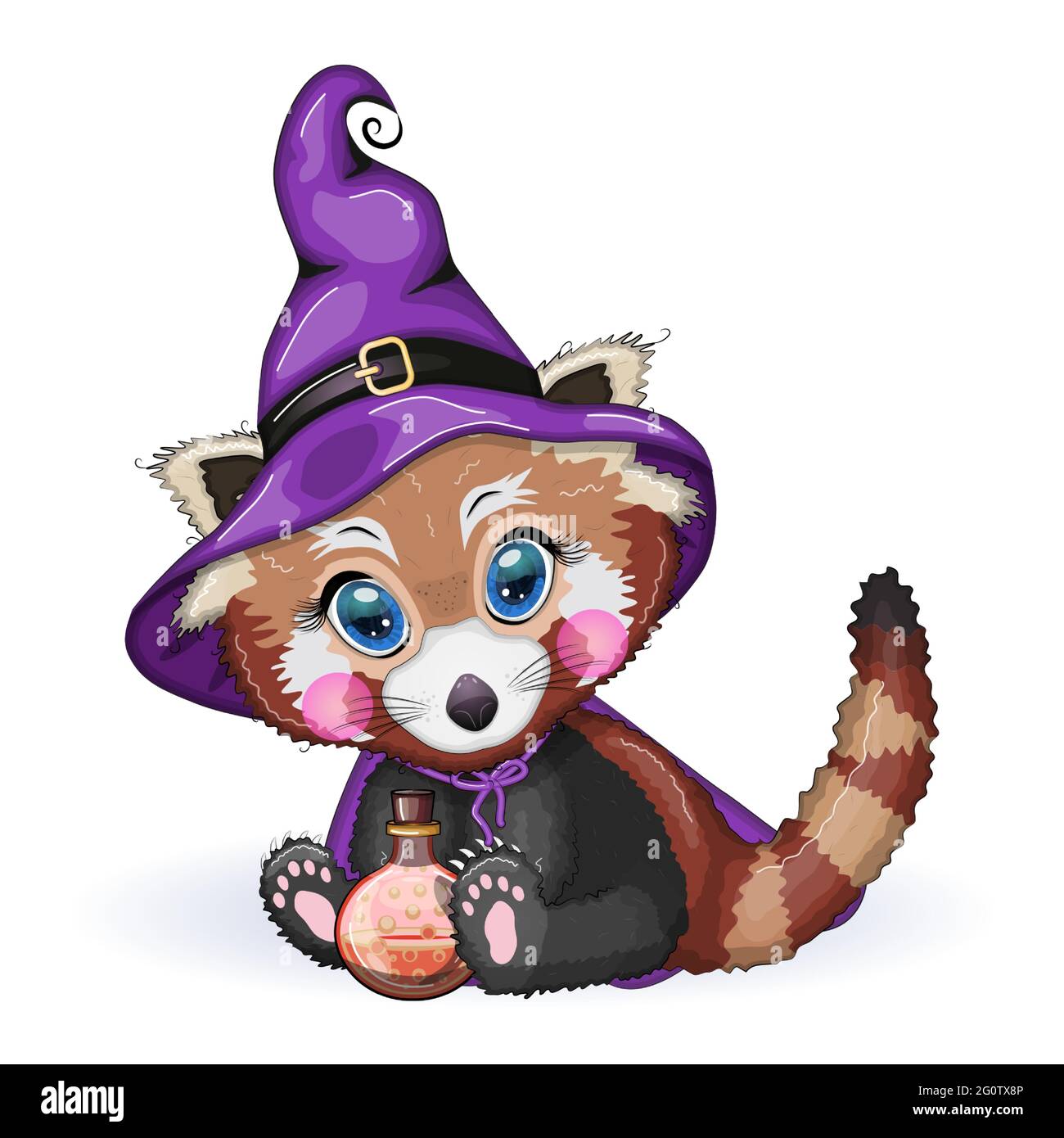 Purple panda Stock Vector Images - Alamy