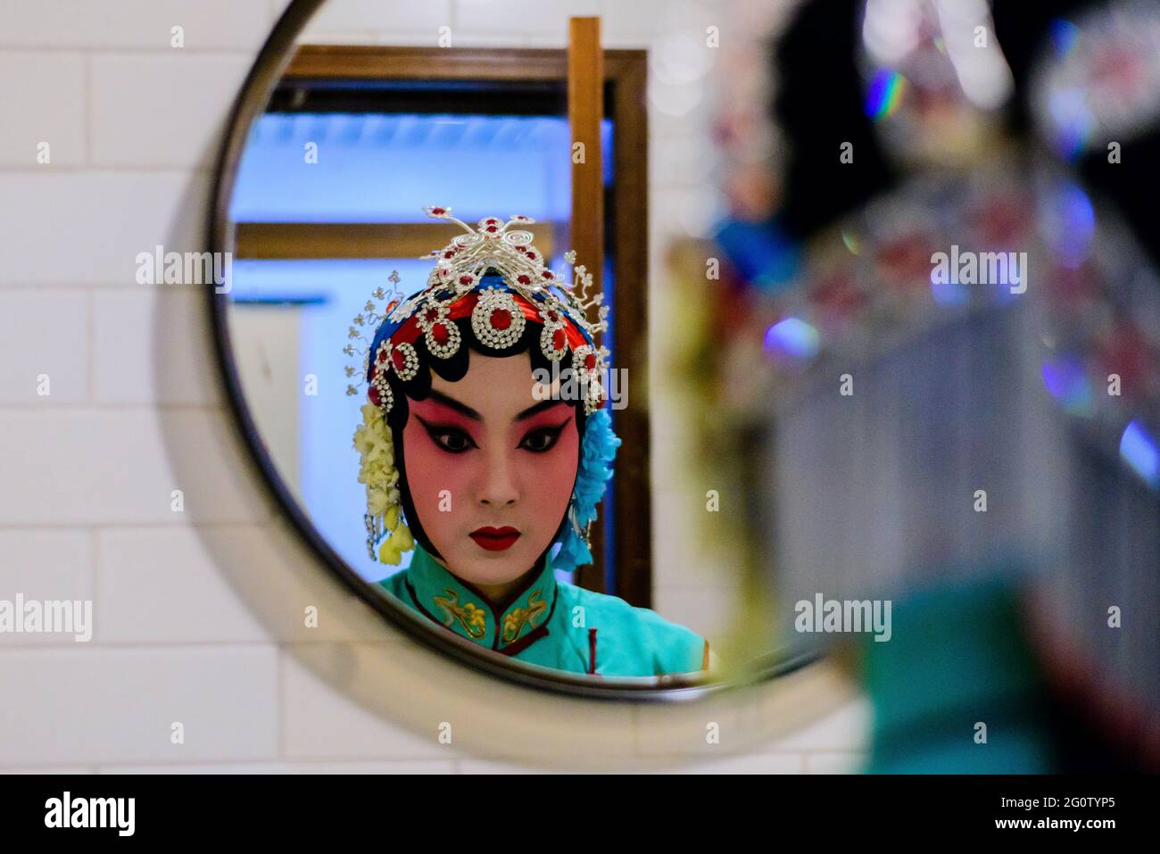 Chinese Opera backstage (Lisbon Stock Photo - Alamy