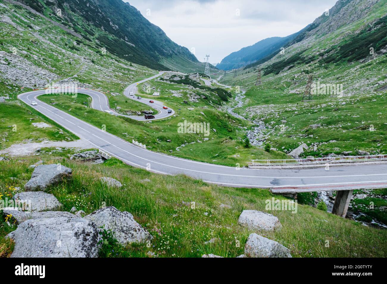 Transfagaras Highway, beautiful landscape of Romania Stock Photo - Alamy