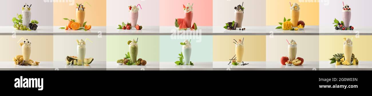 Ice cream of various flavors hi-res stock photography and images - Alamy