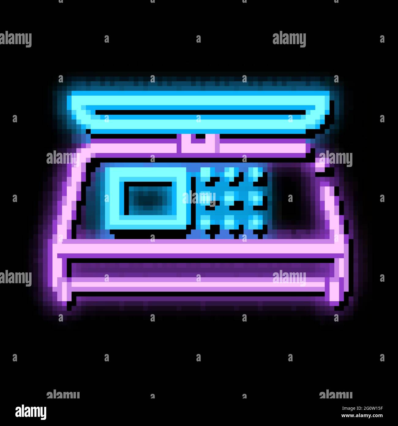 Electronic Scale neon glow icon illustration Stock Vector Image & Art ...
