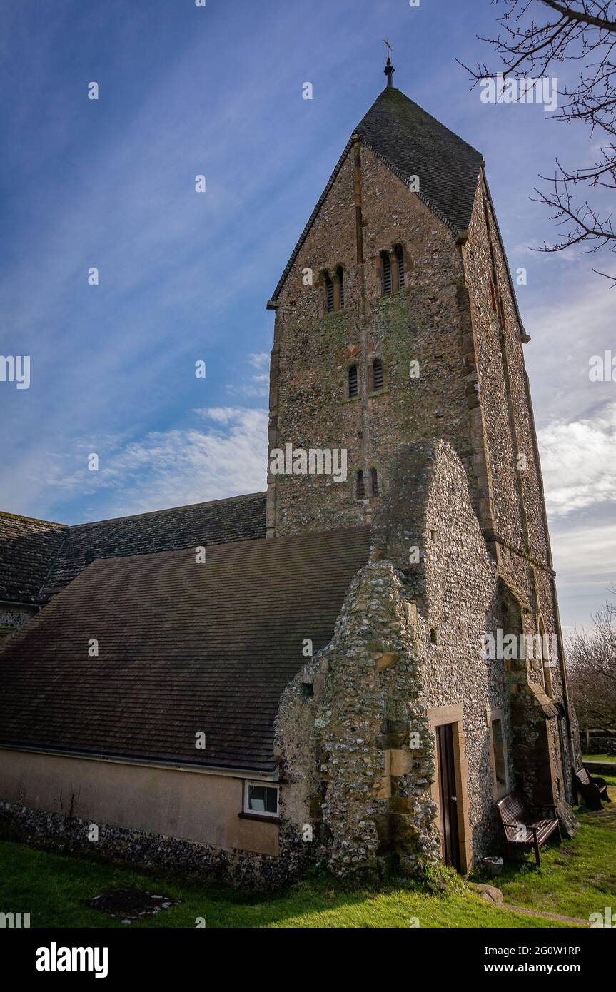 The Church of St Mary the Blessed Virgin at Sompting near Worthing ...