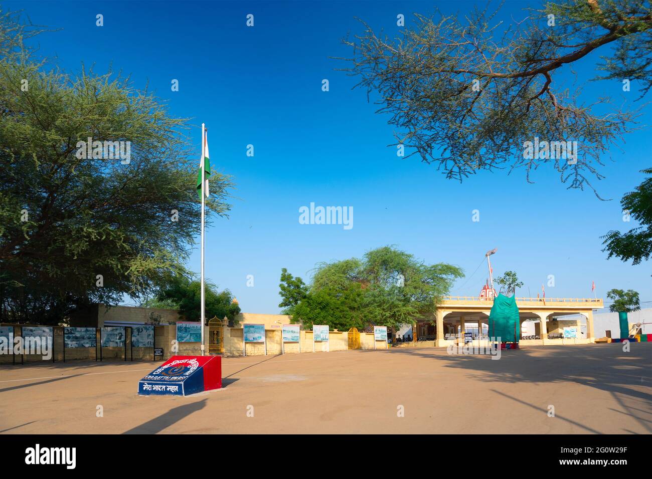Jaisalmer, Rajasthan, India - 15th October 2019 : Memorials at Tanot ...