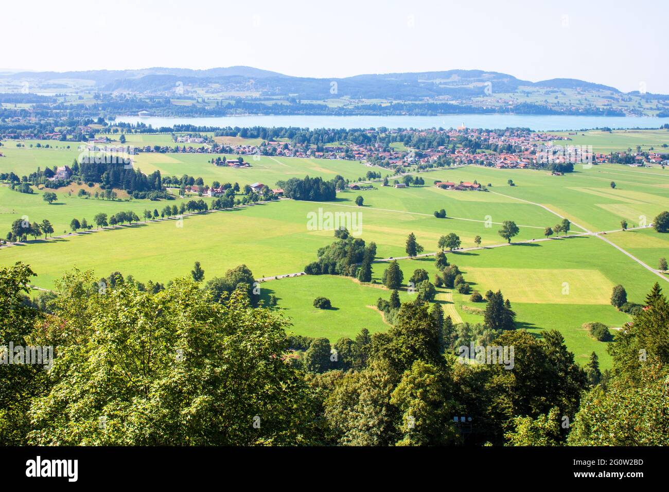 Countryside in Alps in Bavaria, Germany Stock Photo - Alamy