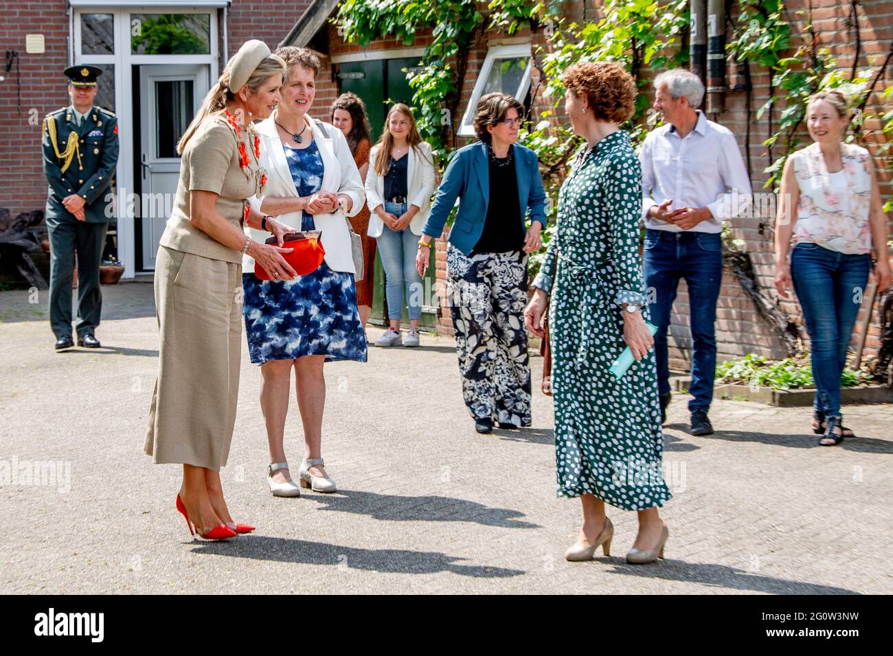 Lettele, The Netherlands. 3rd June, 2021. Queen Maxima of The ...