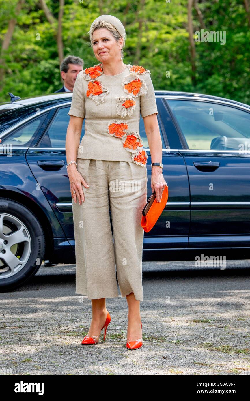 Lettele, The Netherlands. 3rd June, 2021. Queen Maxima of The ...