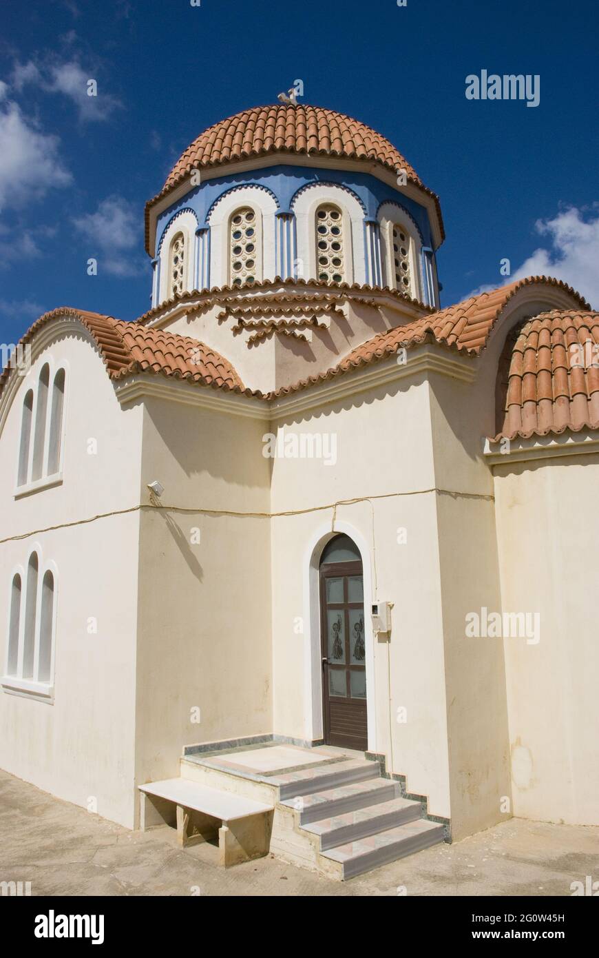 Greek Orthodox Church on Crete island Stock Photo - Alamy