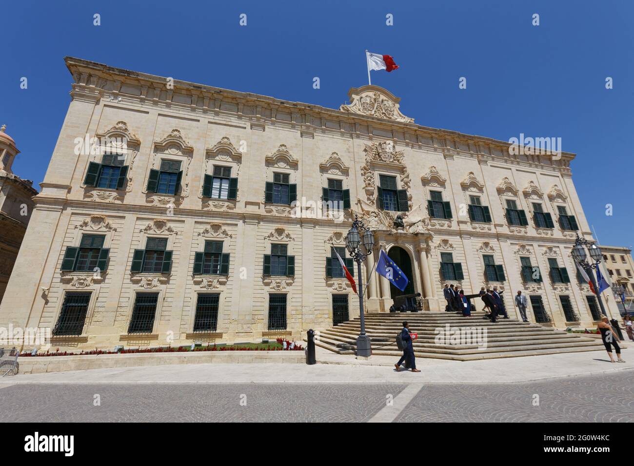 Il-Berġa ta' Kastilja - Auberge de Castille Stock Photo - Alamy
