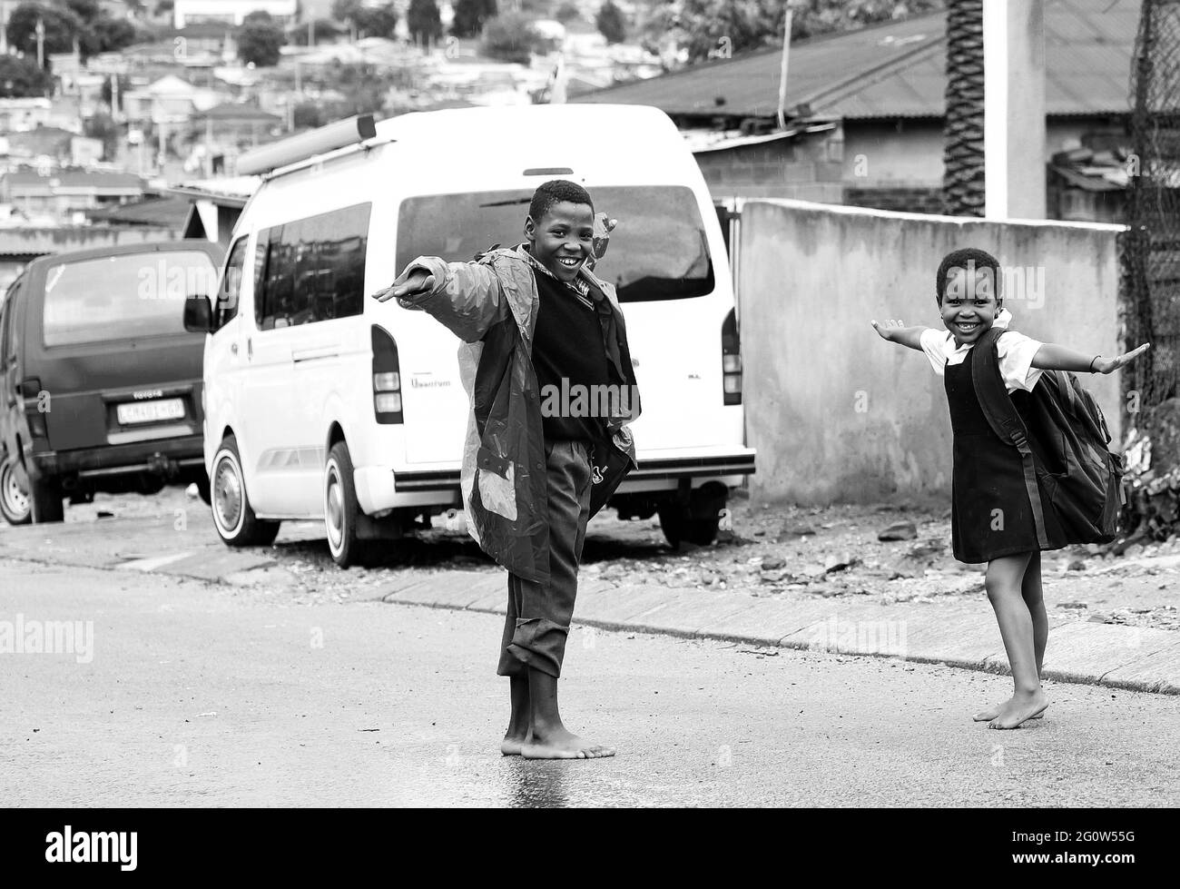 Busy kids Black and White Stock Photos & Images - Alamy