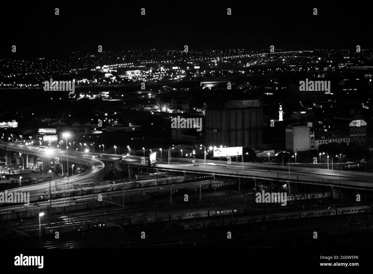 Johannesburg street view Black and White Stock Photos & Images - Alamy