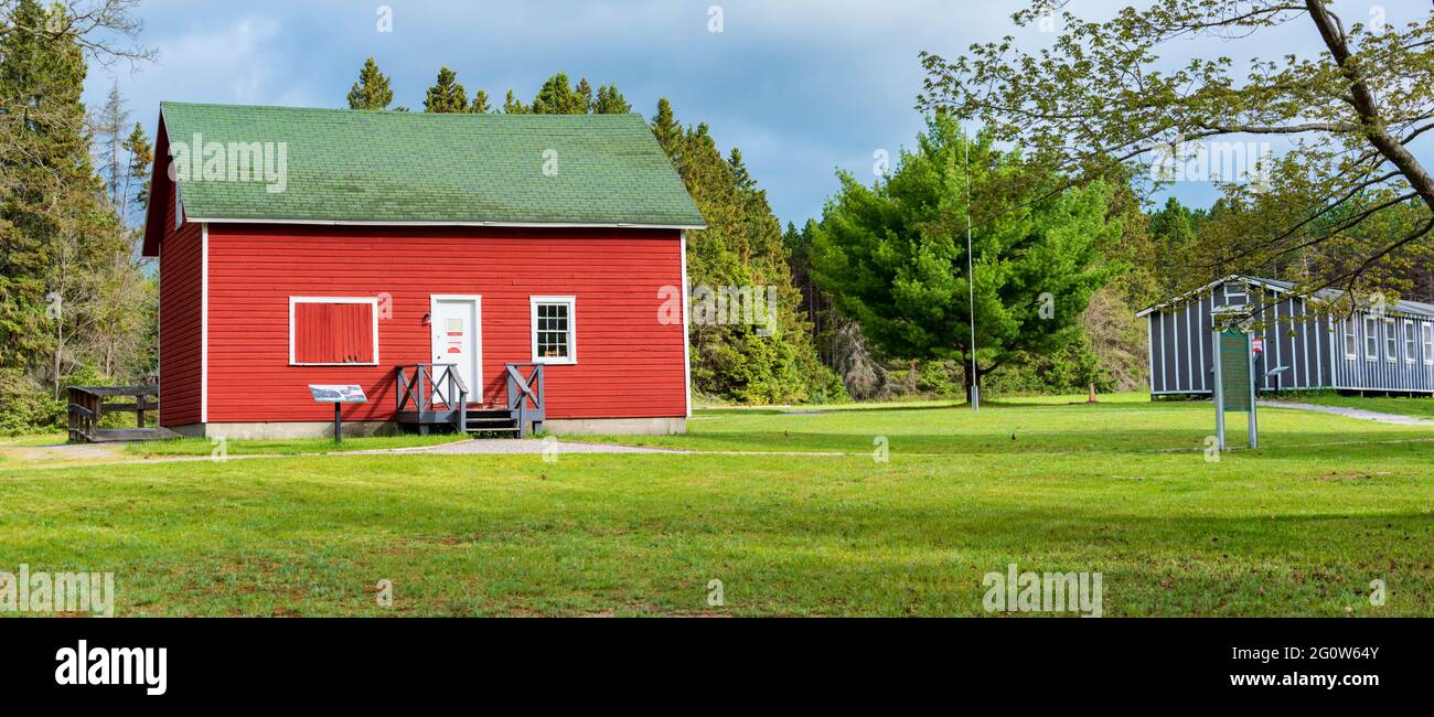 Civilian Conservation Corps seed propagation building used Stock Photo ...