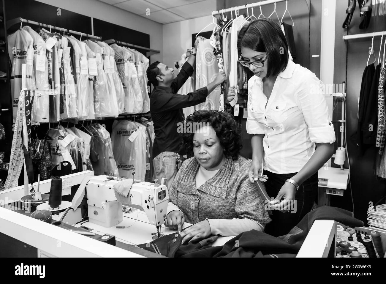 Laundry dry africa Black and White Stock Photos & Images - Alamy