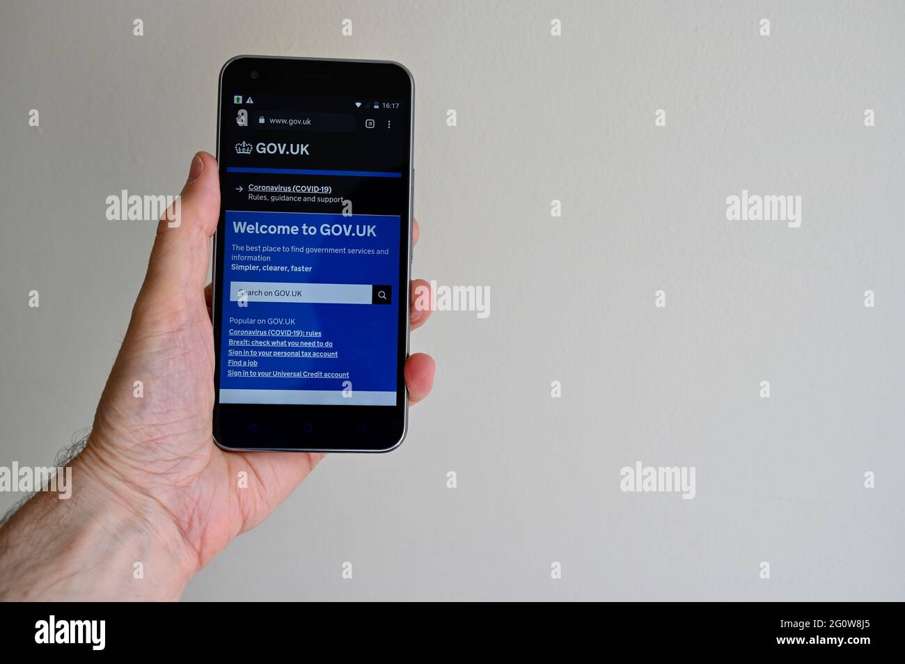 Introduction to gov uk hi-res stock photography and images - Alamy