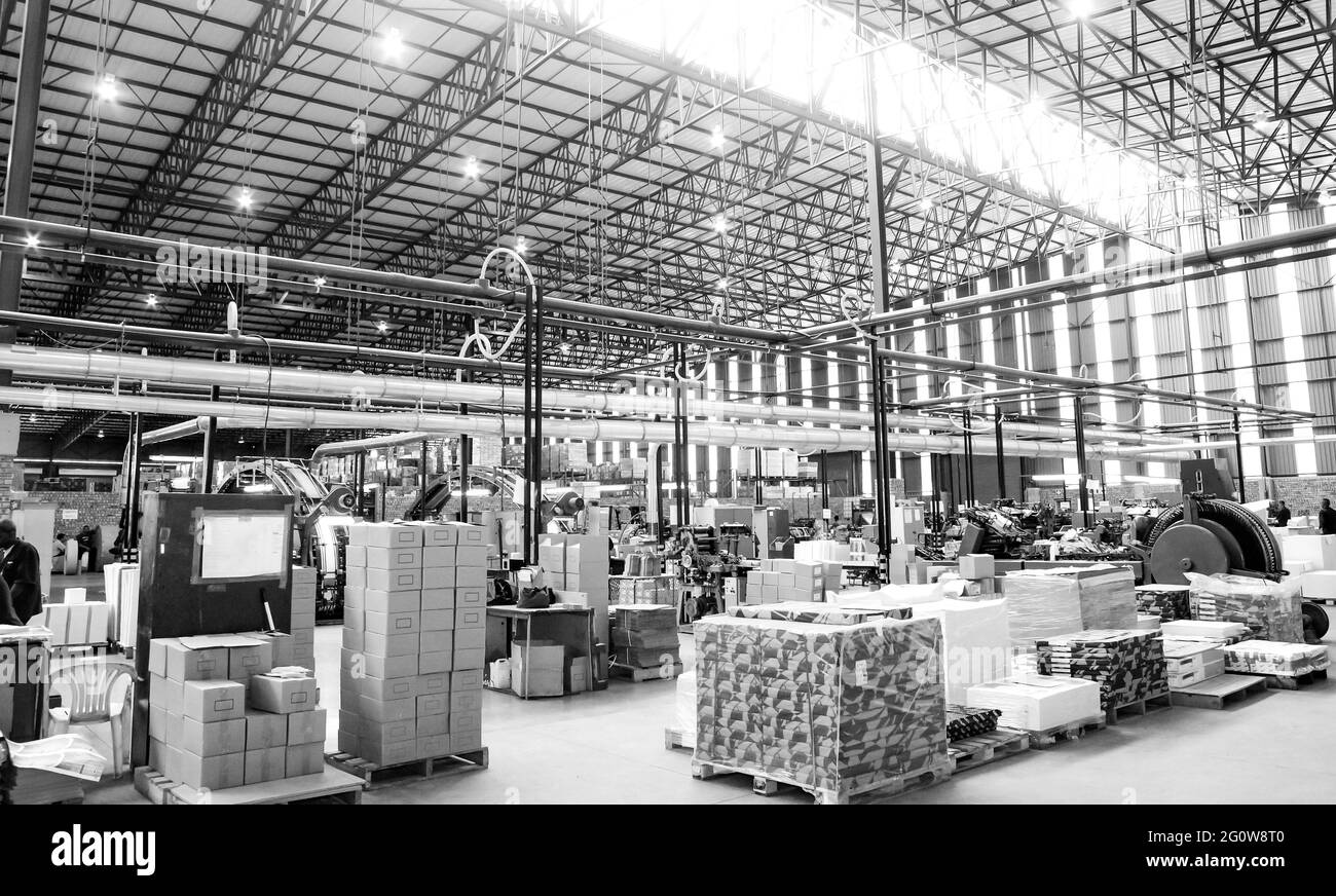 JOHANNESBURG, SOUTH AFRICA - Jan 06, 2021: Johannesburg, South Africa - March 23 2011: Inside a ...