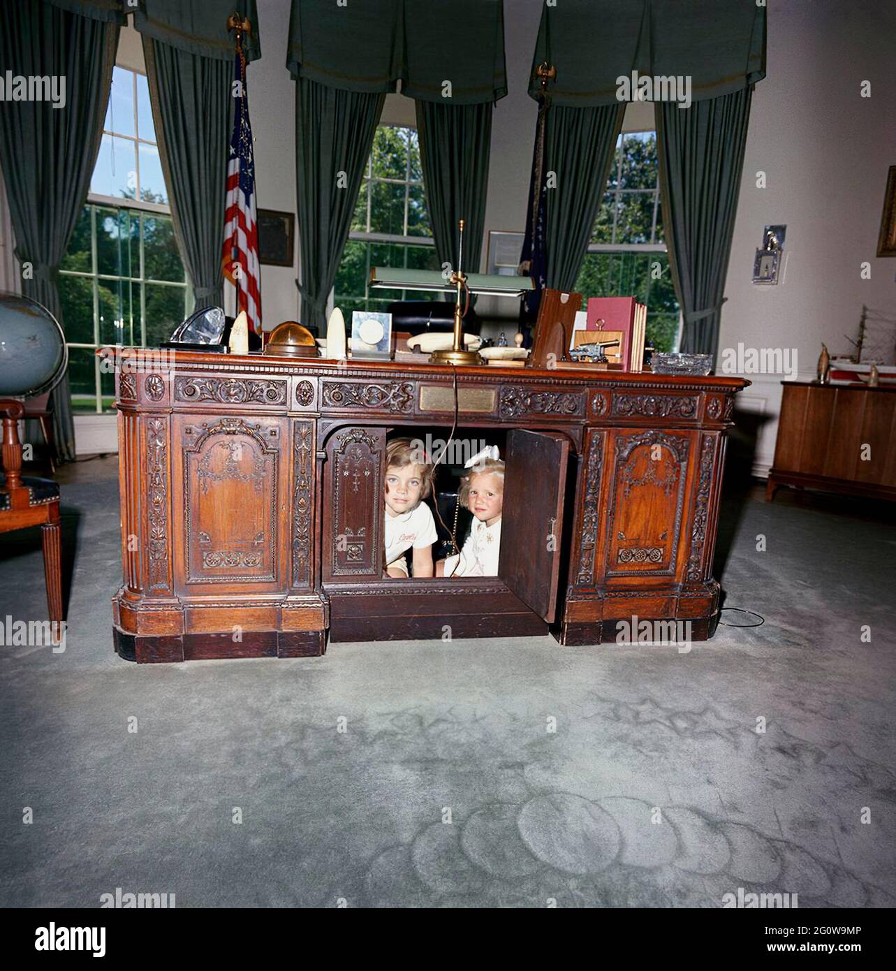 ST-C221-2-63 22 JUN 1963 President John F. Kennedy's daughter Caroline ...